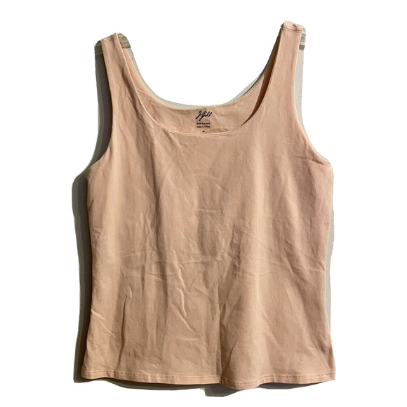 J. Jill | Tops | J Jill Medium Shelf Bra Tank Top Salmon Pink Stretch ...
